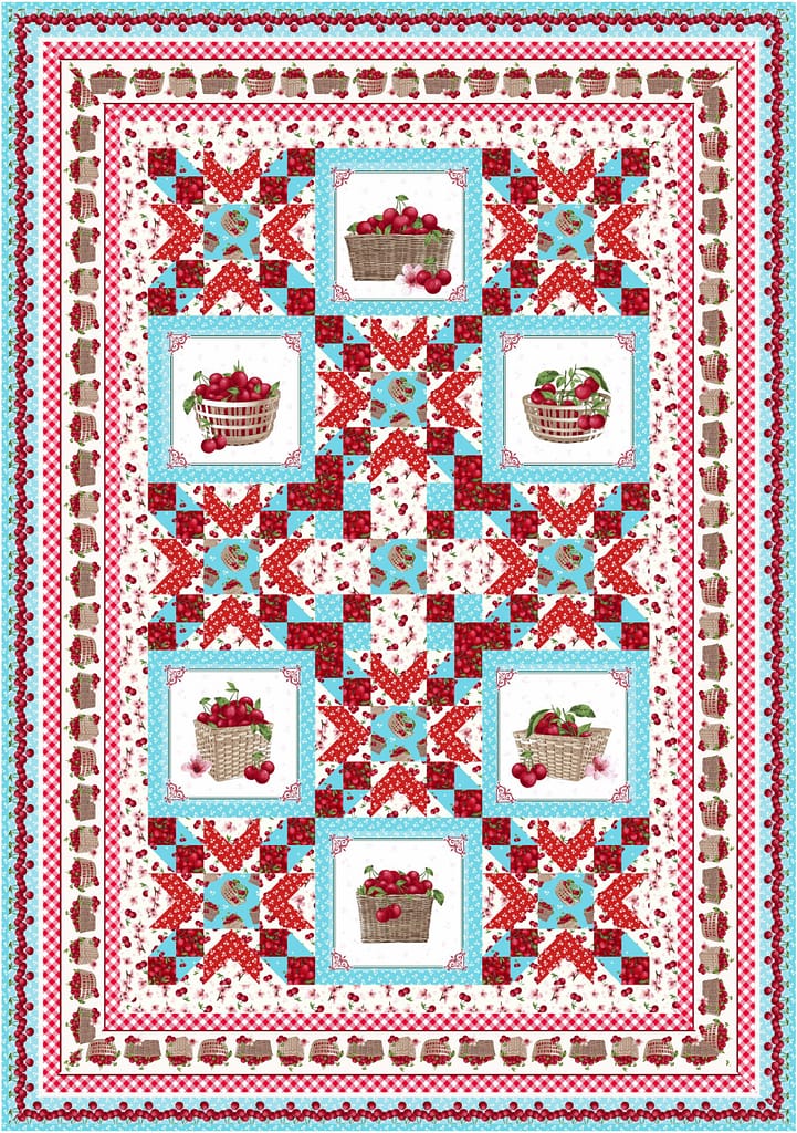 Cherries Delight | Tourmaline & Thyme Quilts