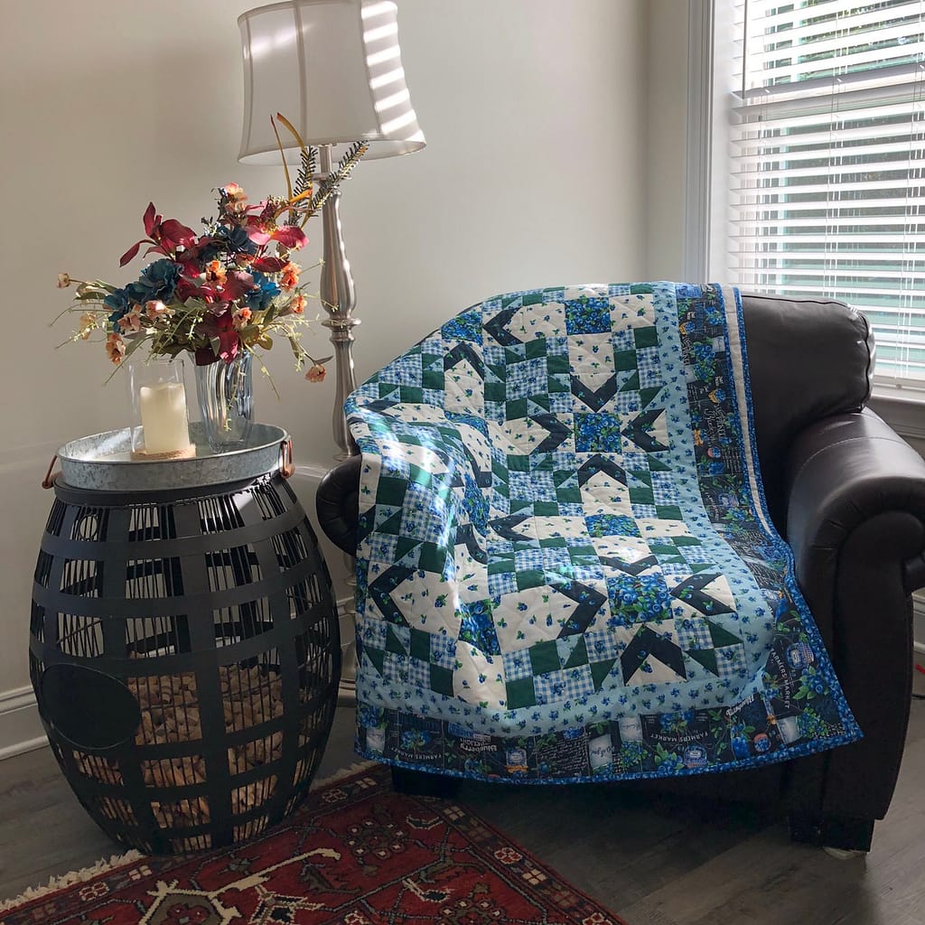 Blueberry Lattice | Tourmaline & Thyme Quilts