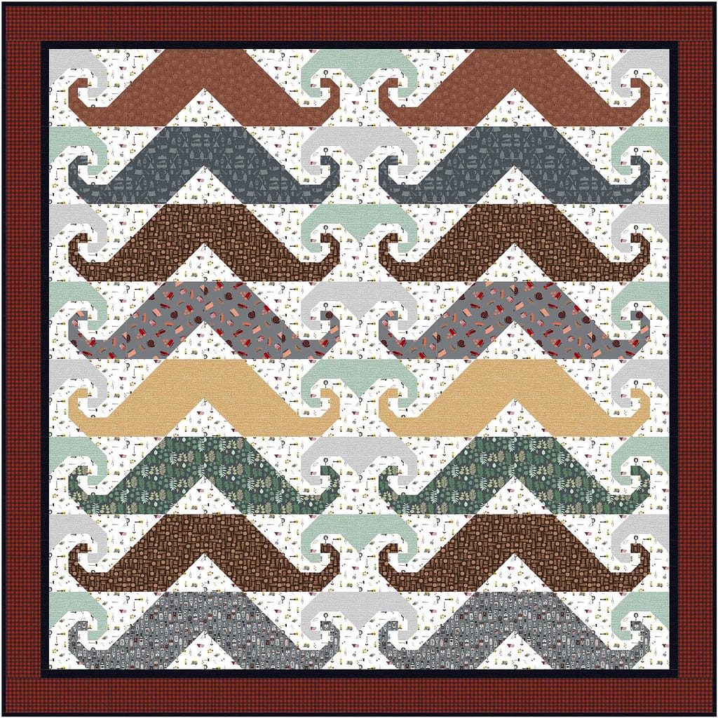 Mustache Quilt | Tourmaline & Thyme Quilts