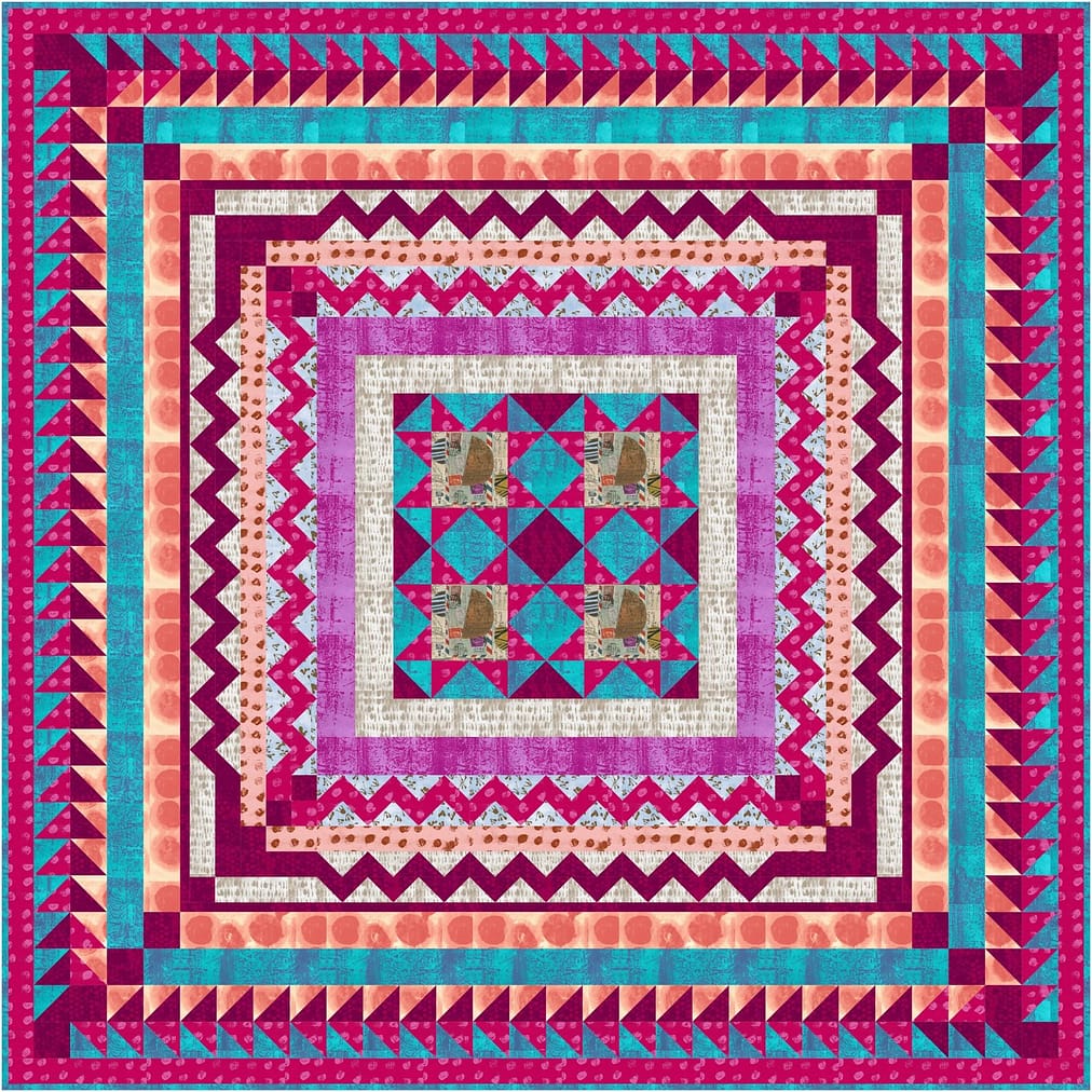 Random Borders | Tourmaline & Thyme Quilts