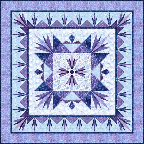 Iris Blossoms | Tourmaline & Thyme Quilts