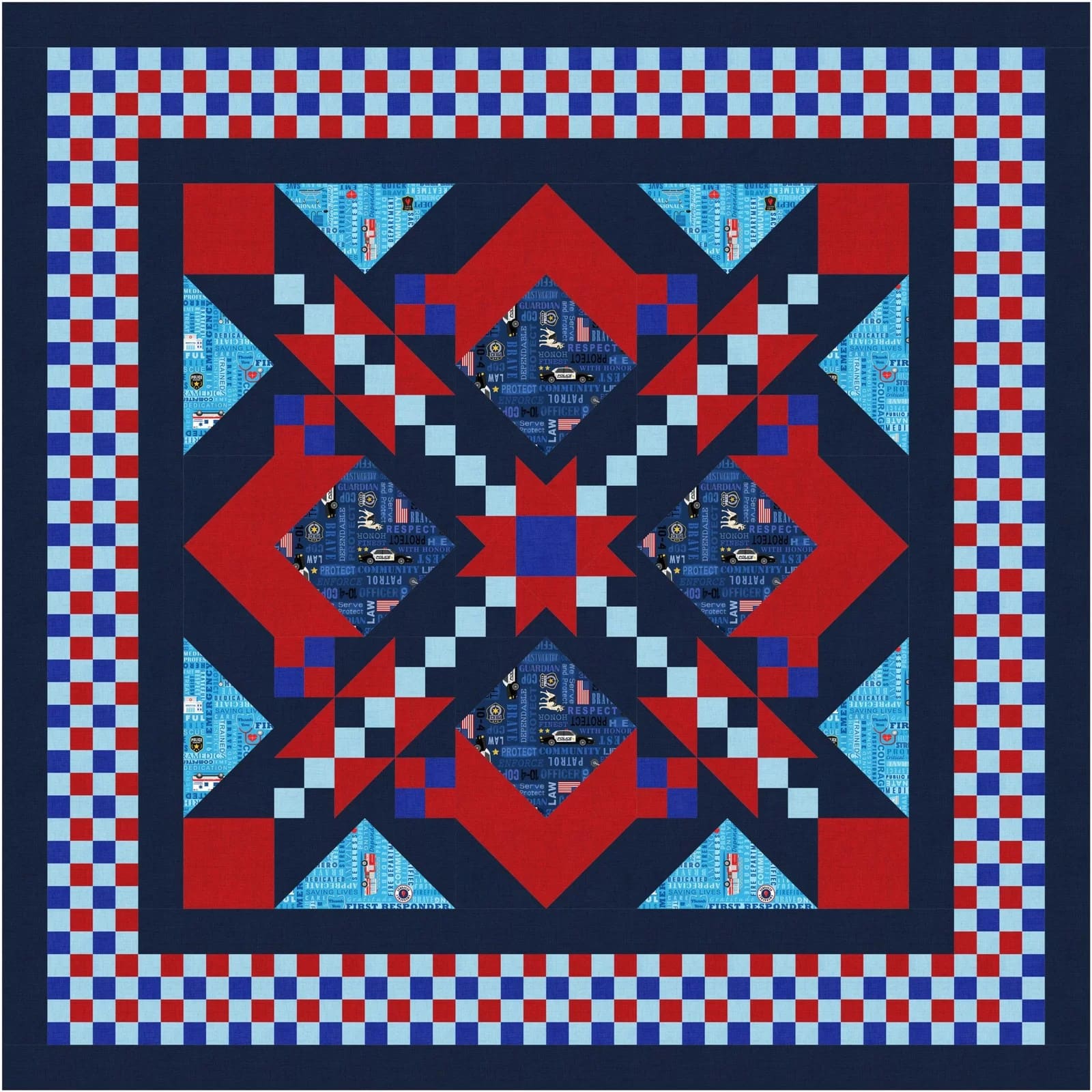 All-American Heroes | Tourmaline & Thyme Quilts