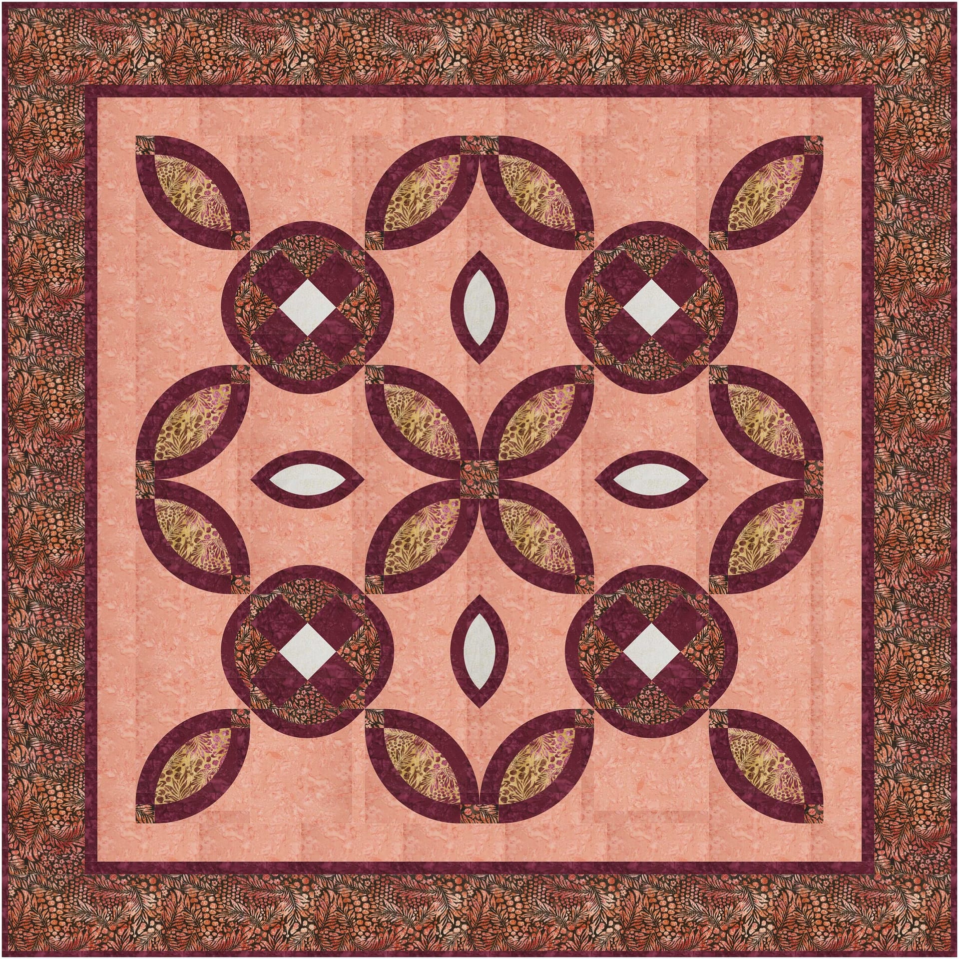 Botanical Eyelet | Tourmaline & Thyme Quilts