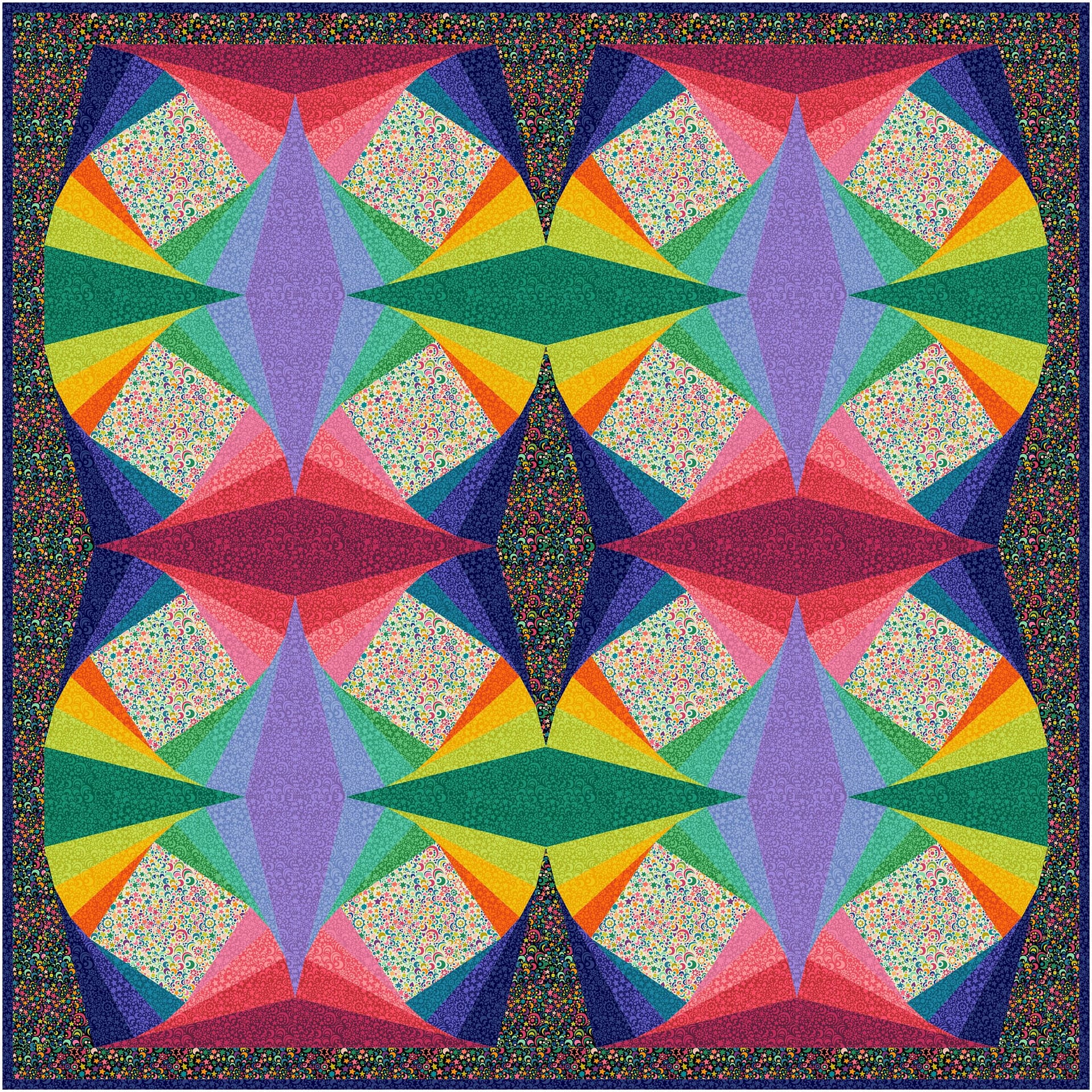 Chromatic Convergence | Tourmaline & Thyme Quilts