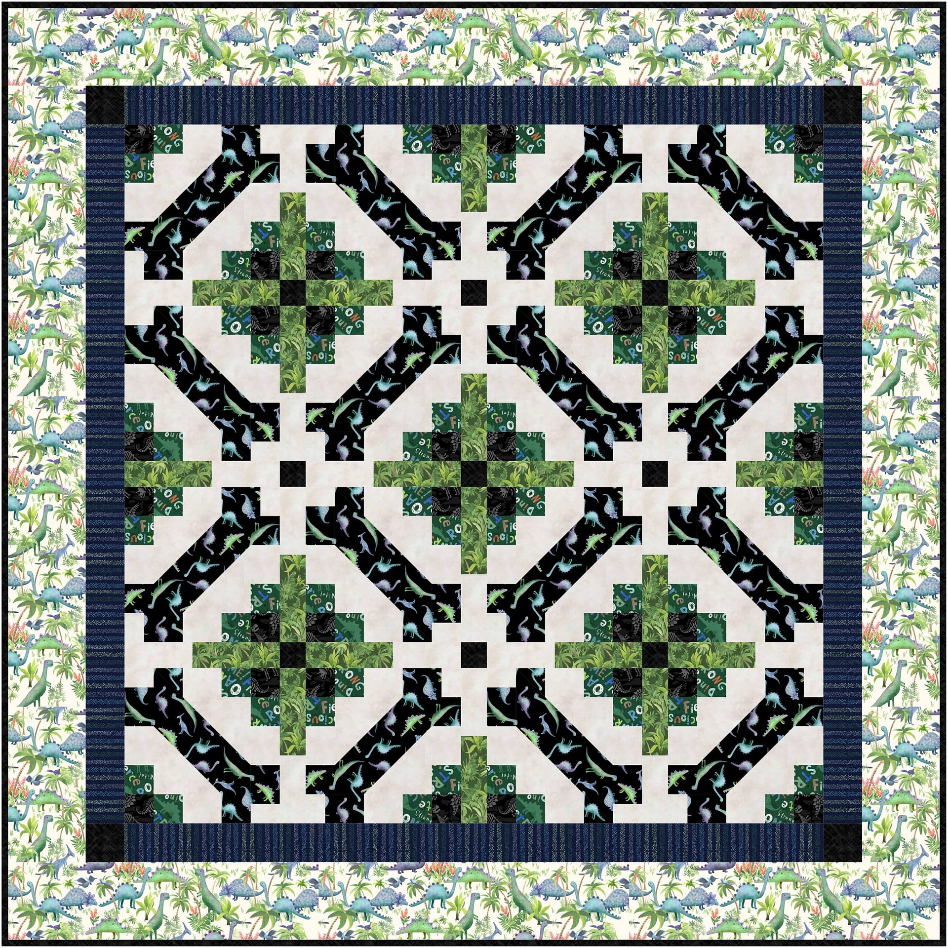 Dino Munch | Tourmaline & Thyme Quilts