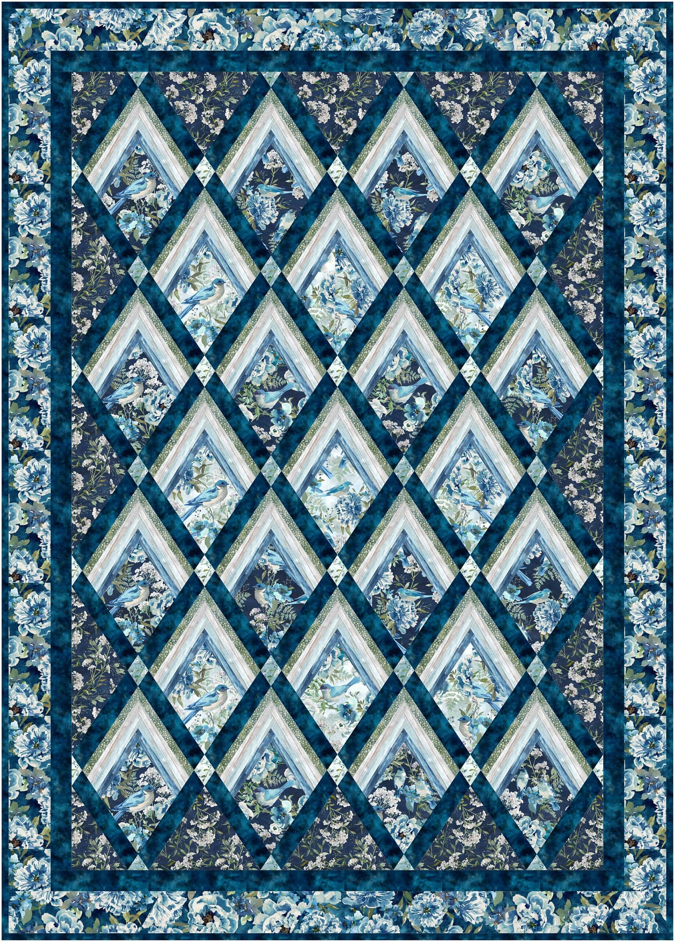 Diamond Panes | Tourmaline & Thyme Quilts